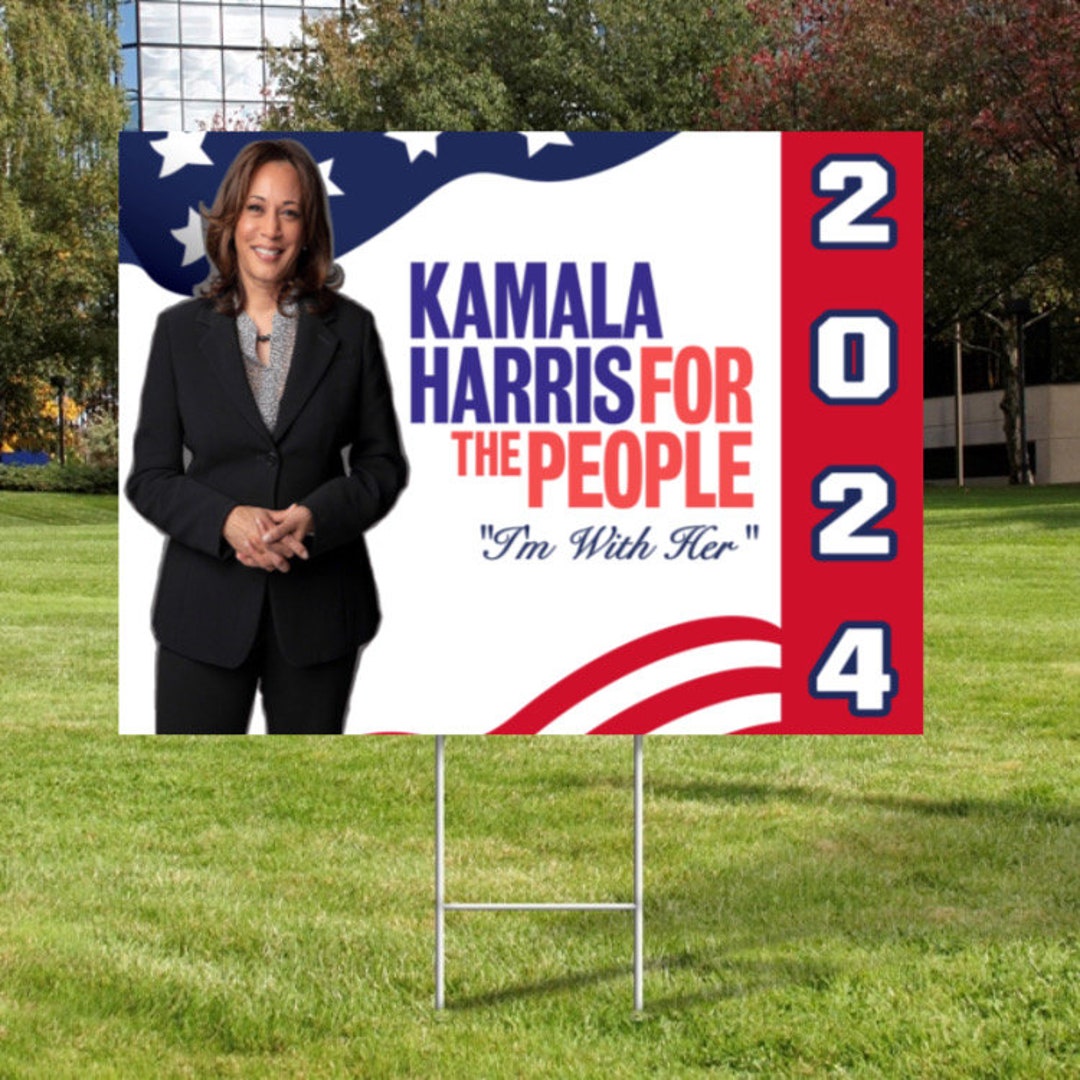 2024 Vote Kamala Harris Support Yard Sign - Etsy