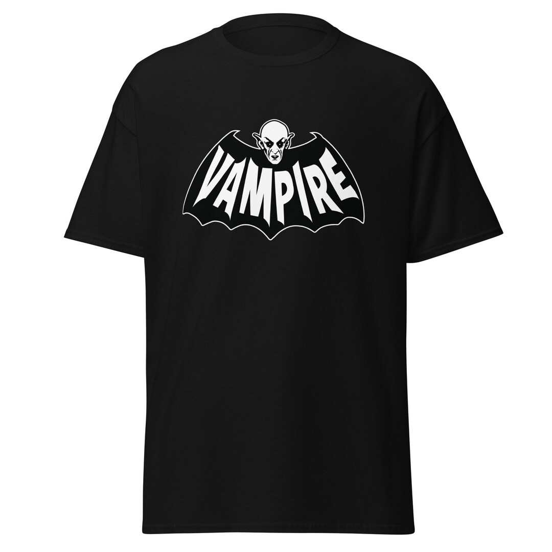 Retro Vampire Logo T-shirt - Etsy