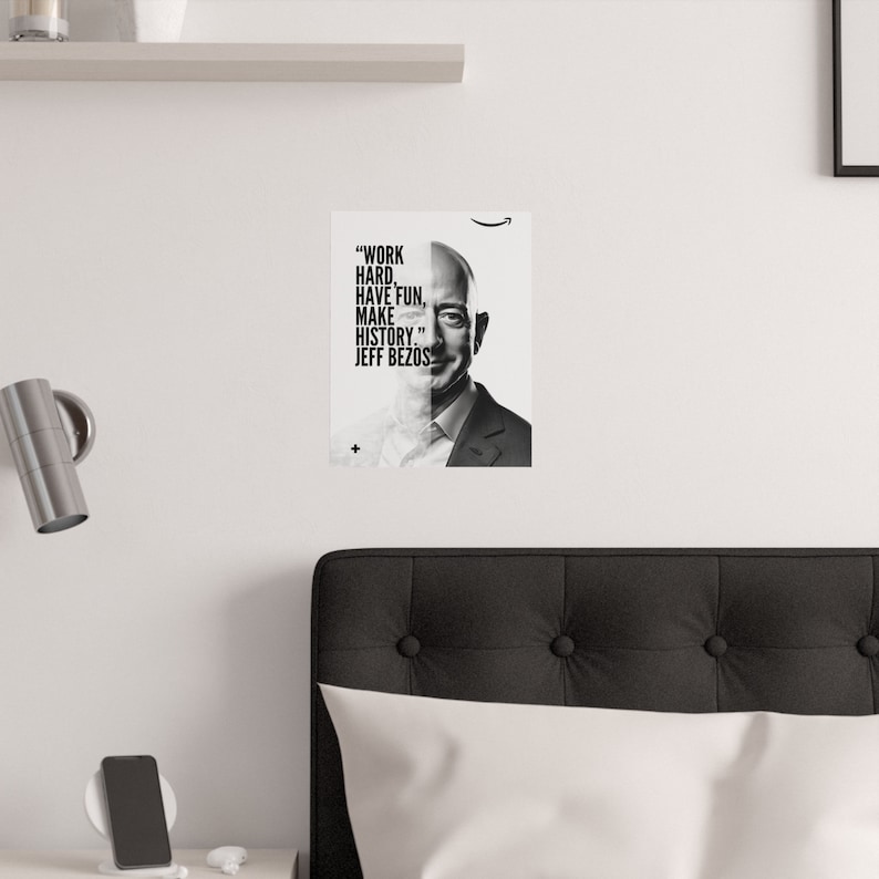 Jeff Bezos Motivational Quote Satin Posters (210gsm) - Etsy