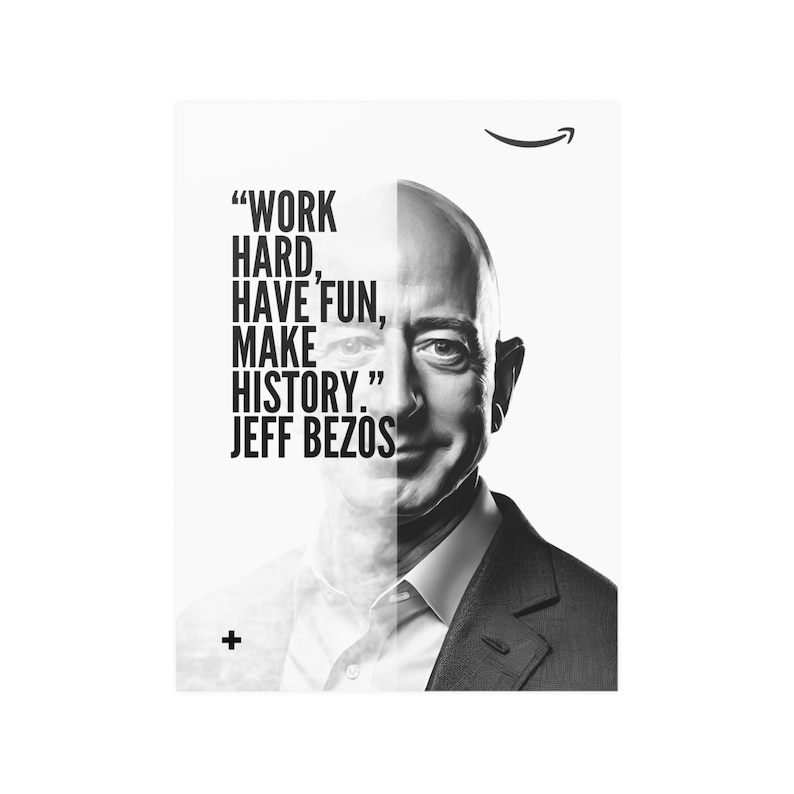 Jeff Bezos Motivational Quote Satin Posters 210gsm - Etsy