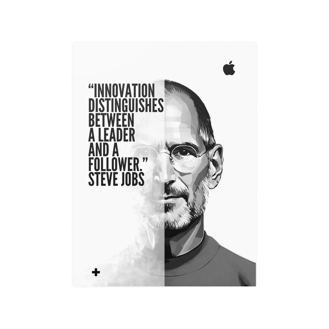Steve Jobs Motivational Quote Satin Posters (210gsm) - Etsy
