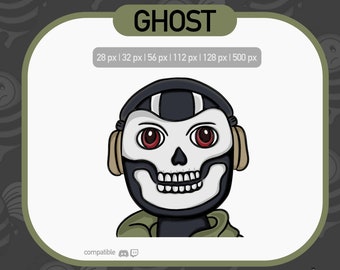 Twitch Emotes Call of Duty Ghost Warzone Emote COD Emote Gaming ...