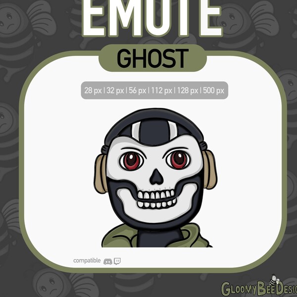 Ghost Call of Duty Emotes - Etsy Canada