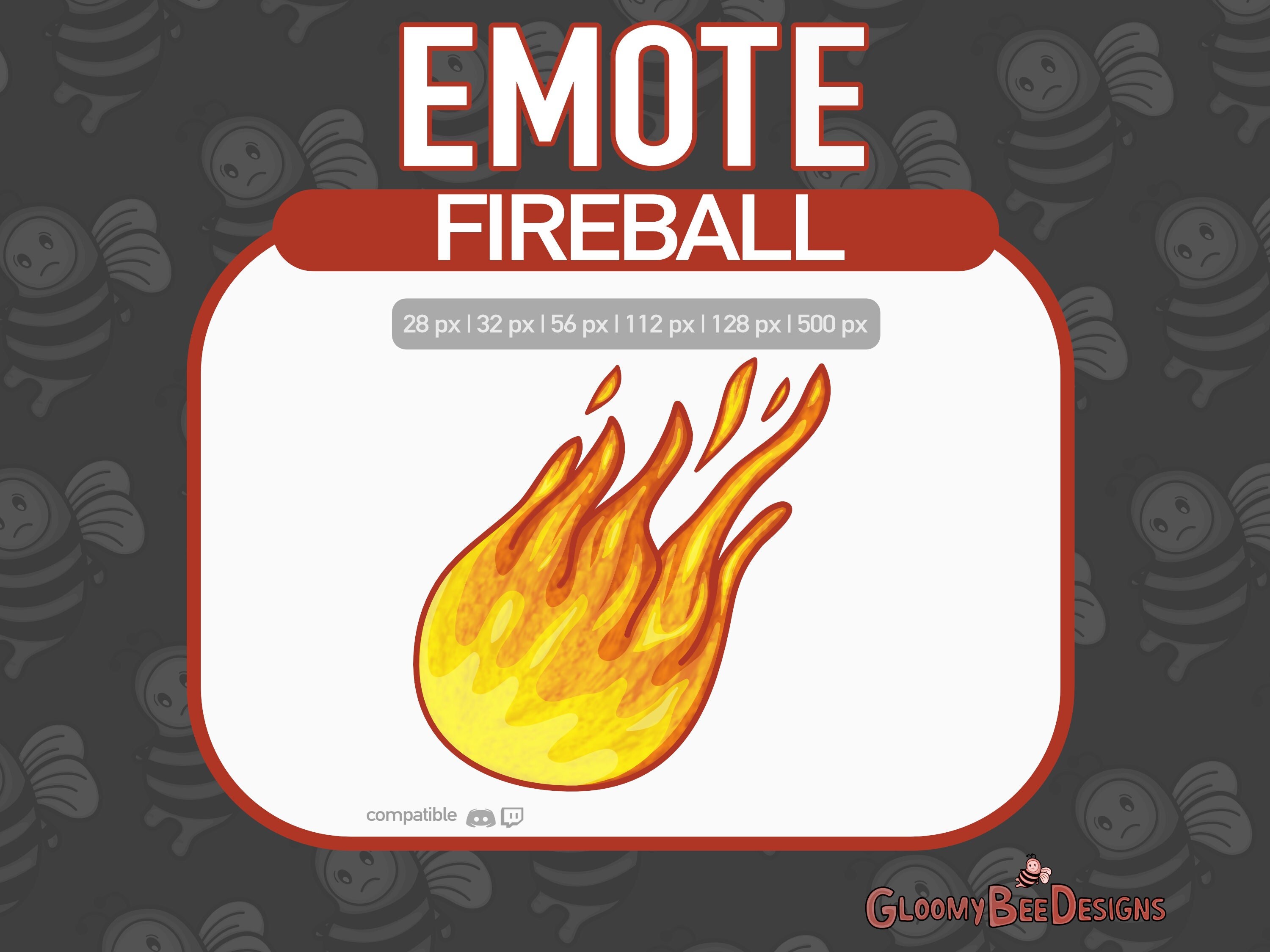 Fireball Emote D&D - Etsy