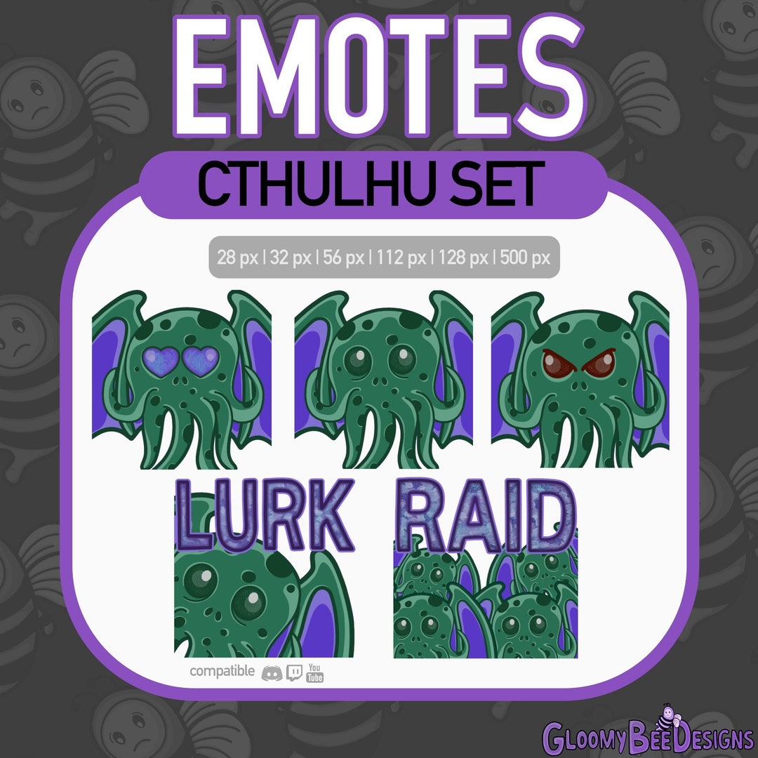 Cthulhu Emote Bundle - Etsy