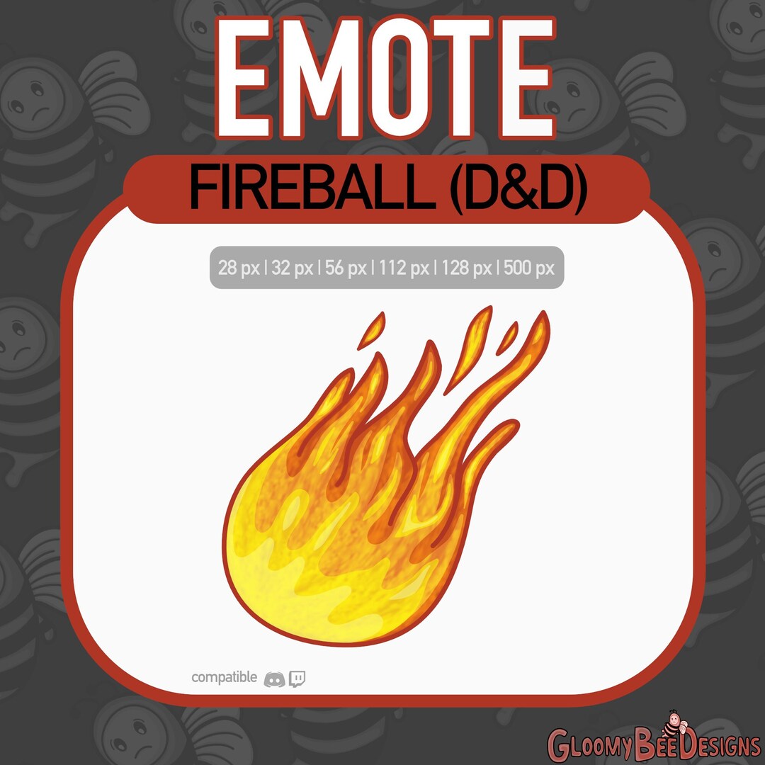 D&D Fireball Emote (Instant Download) - Etsy