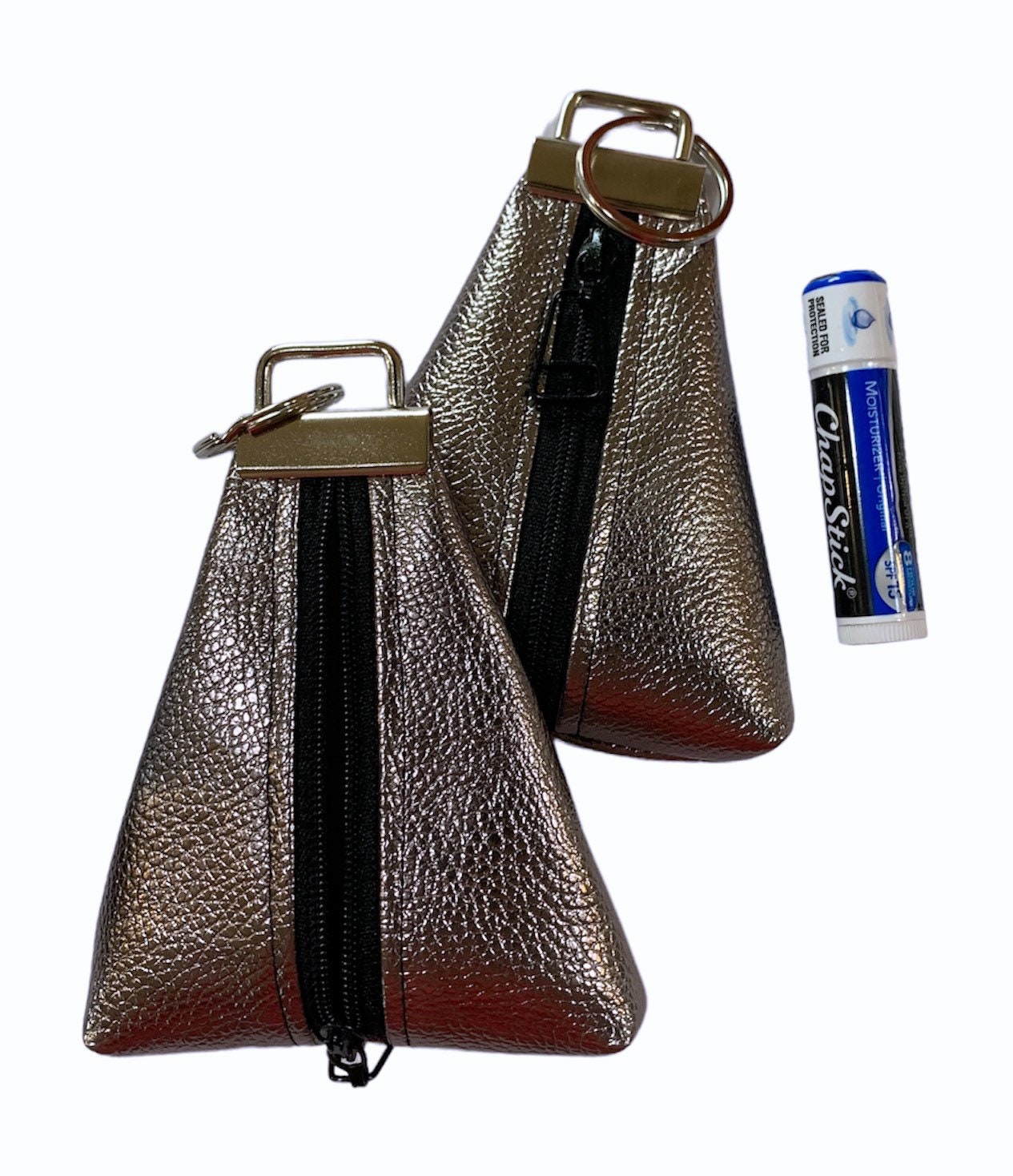 Keychain Triangle Pouch Key Fob 3D - Etsy