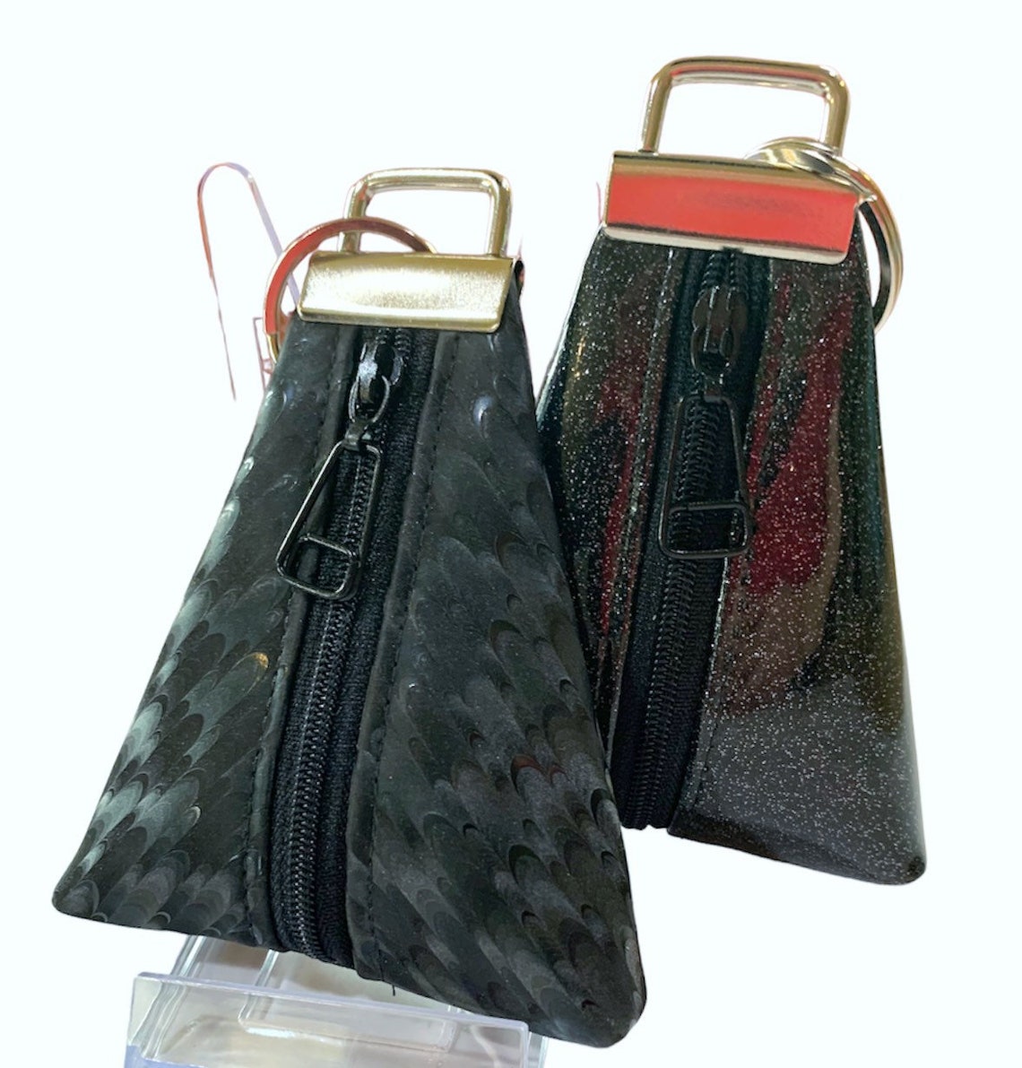 Keychain Triangle Pouch Key Fob 3D - Etsy