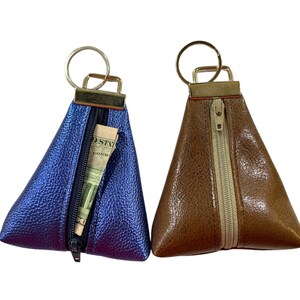 Keychain Triangle Pouch Key Fob 3D - Etsy