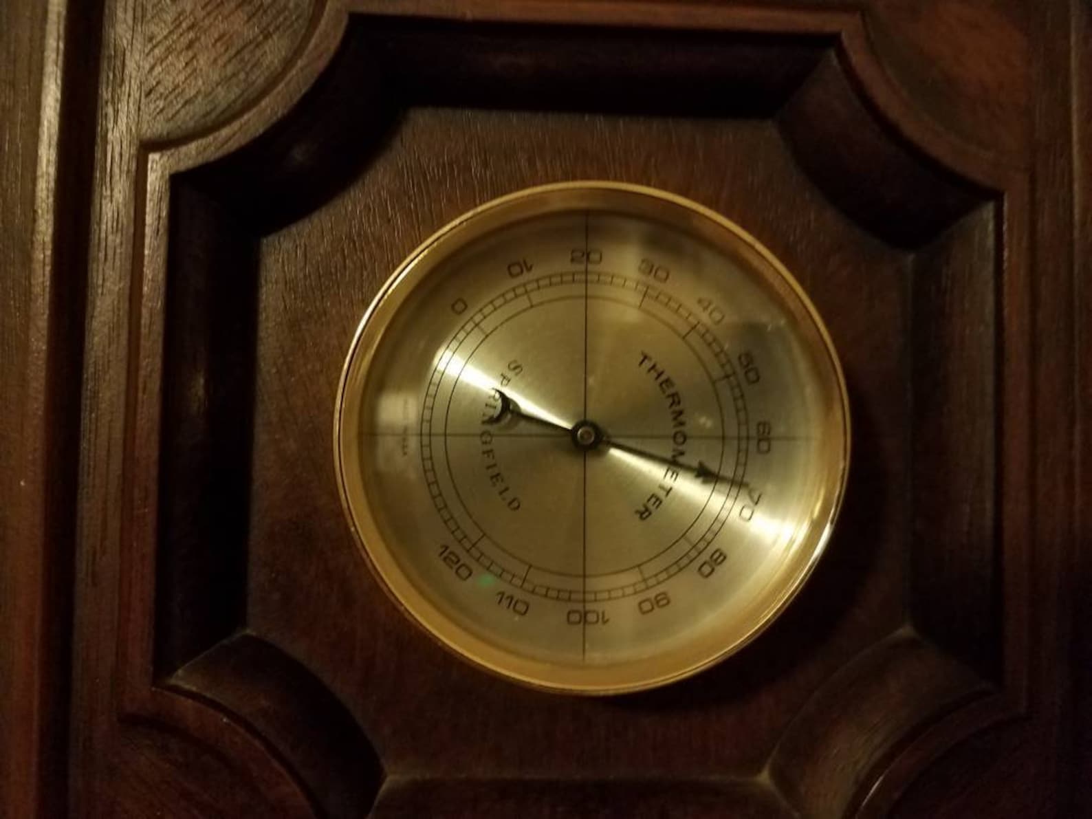 Vintage thermometer barometer humidity meter made by | Etsy