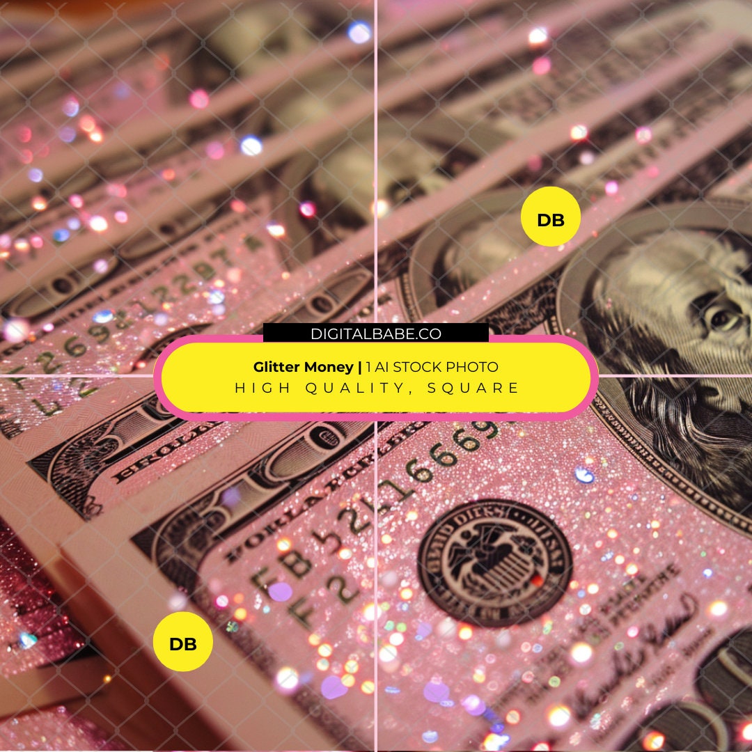 Pink Glitter Sparkle Money | Wallpaper | Background | AI | Stock Photo ...
