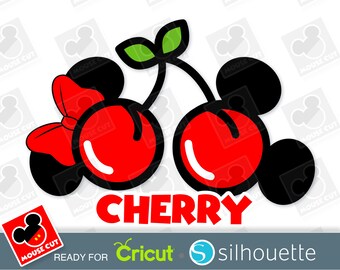 Mickey Cherry Svg - Etsy