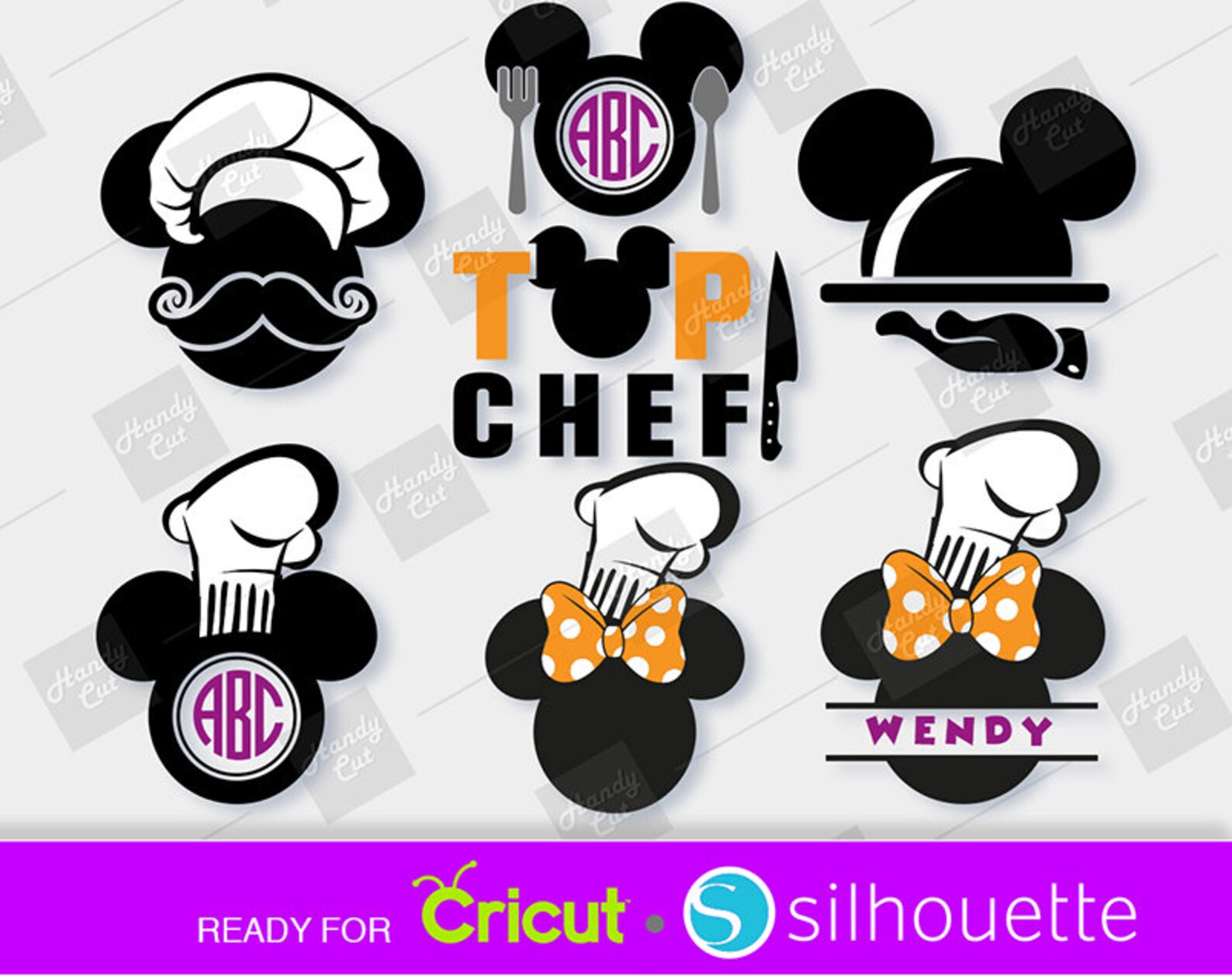 Disney TOP CHEF svg Minnie mouse svg svg Mickey mouse Disney | Etsy