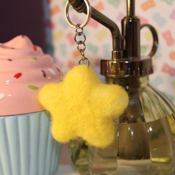 Needle Felted Keychain - Etsy Canada