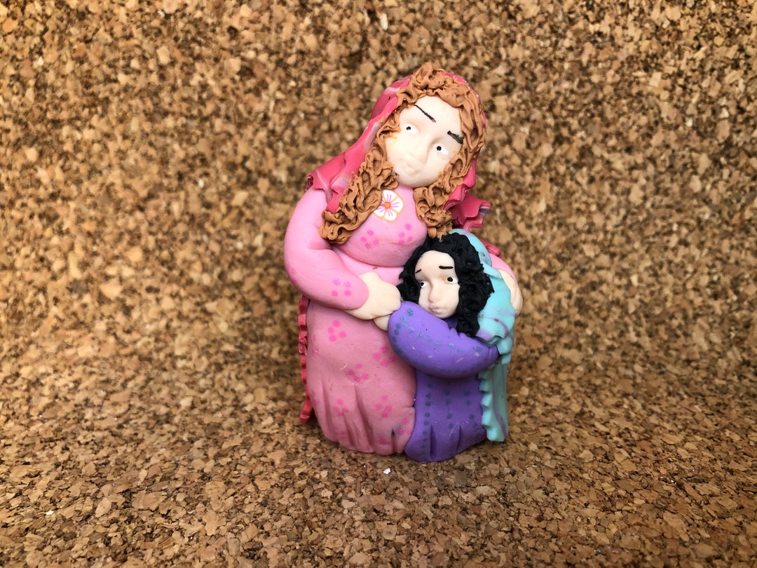 Santon, Mother and Child, Nativity Scene, Handicrafts, Fimo - Etsy