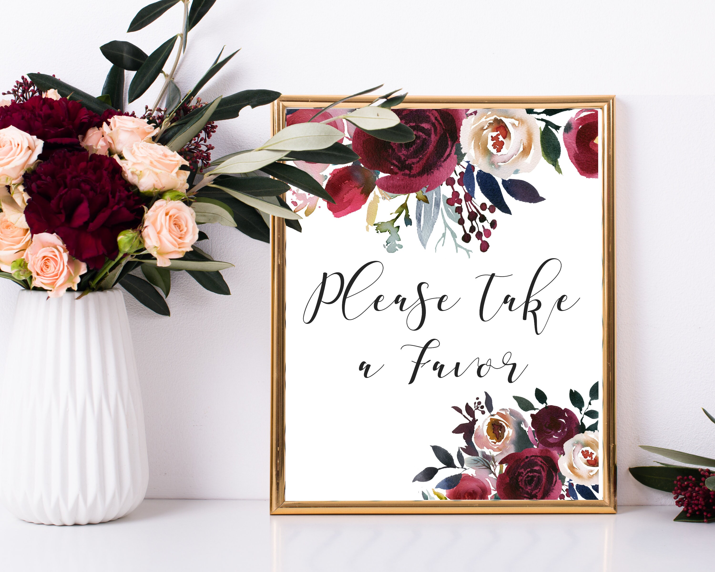 Wedding Signs Set Printable Editable Wedding Signage - Etsy