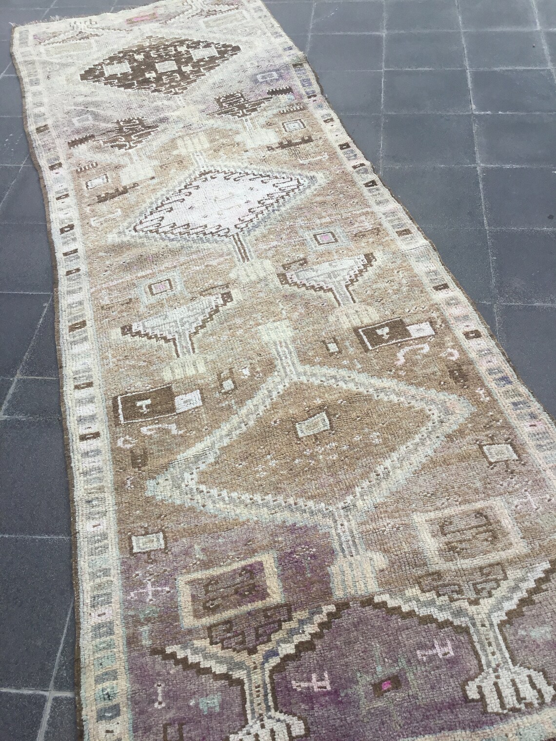 3.5x10 Ft/ Free Shipping Rug Runner Area. Rug Runnermuted - Etsy
