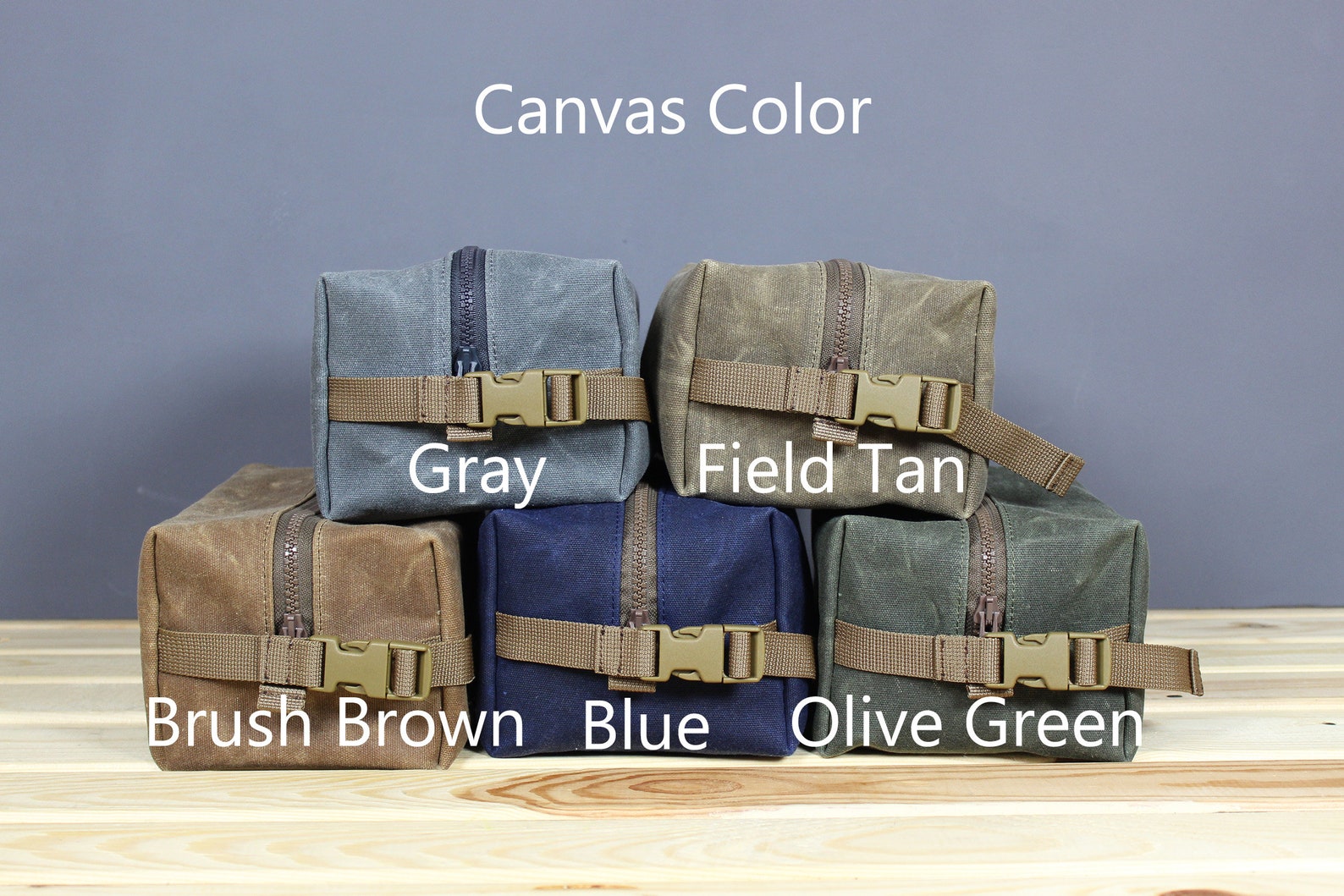 Waxed Canvas Dopp Kit Toiletry Bag Groomsman Gift Fathers - Etsy