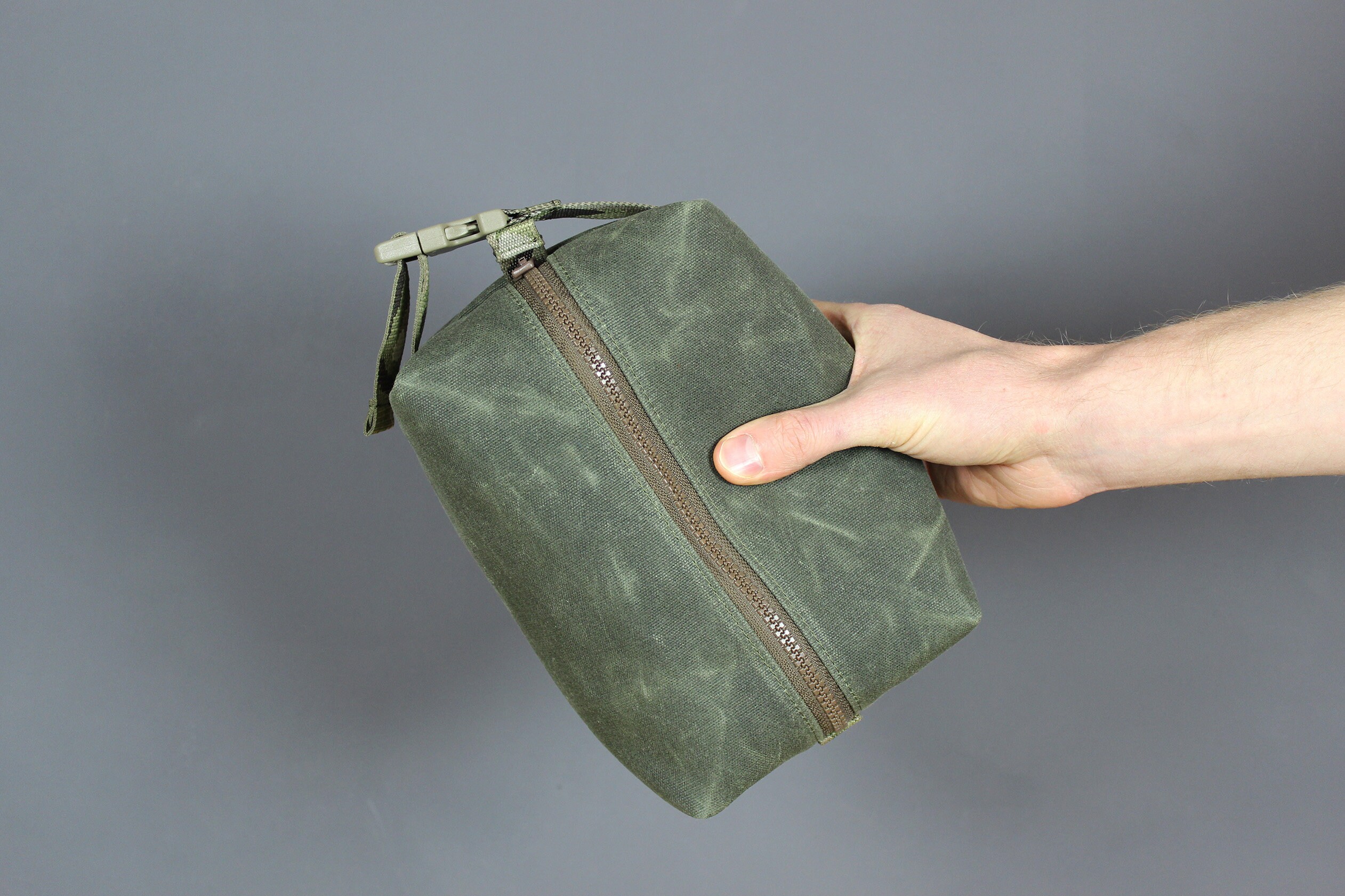 Waxed Canvas Dopp Kit Toiletry Bag Groomsman Gift Fathers - Etsy