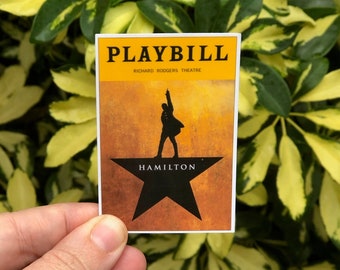 Playbill Sticker - Etsy