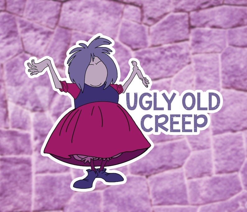 Mad Madam Mim Sticker Sword in the Stone Magnificent - Etsy