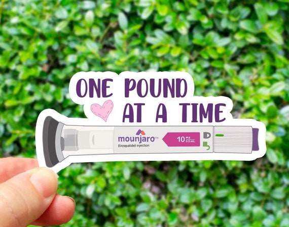 MOUNJARO 10 One Pound at a Time Sticker - Etsy