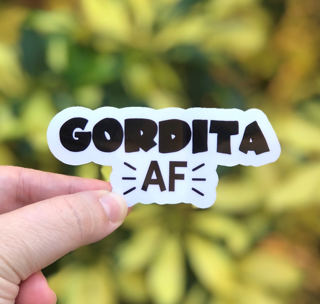 Body Positivity Sticker Gordita BBW Thick Beautiful - Etsy