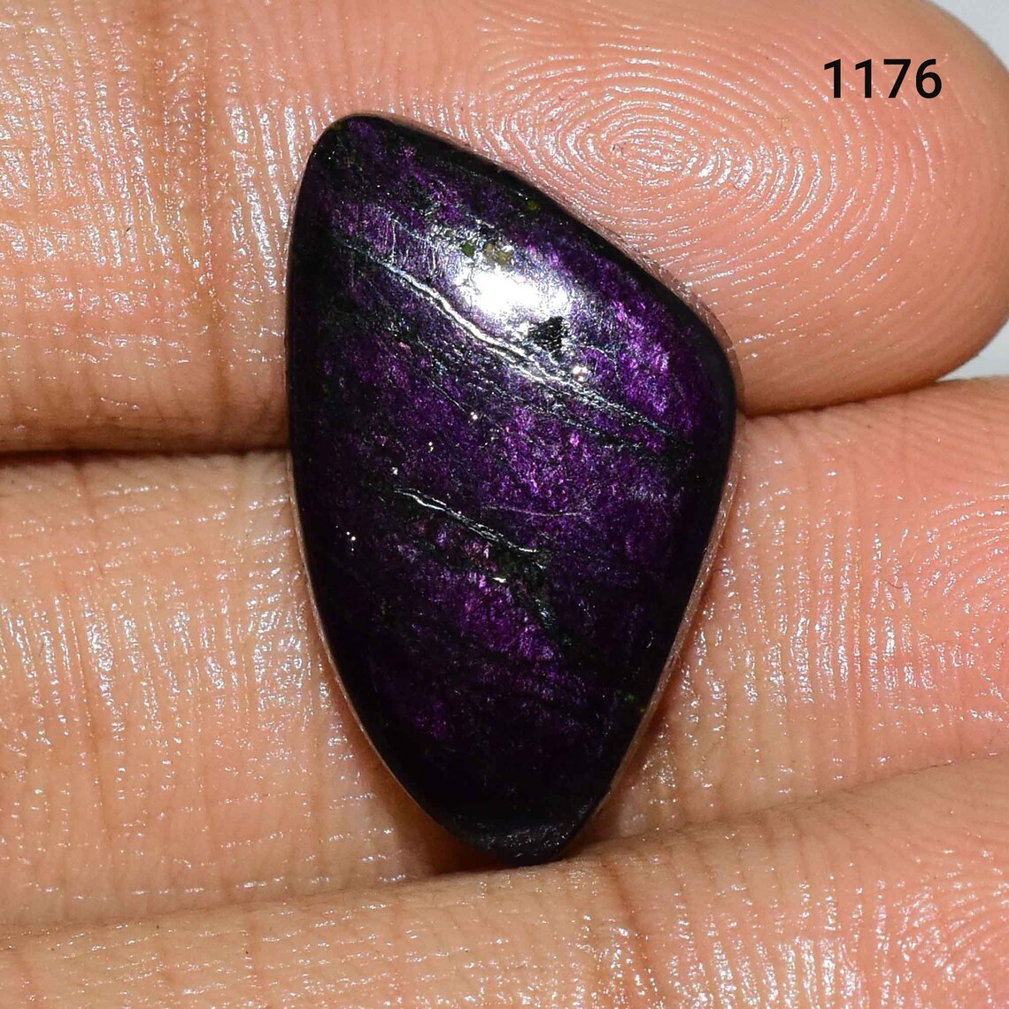 Unique Belle Purpurite Cabochon Pierre Précieuse Purpurite - Etsy France