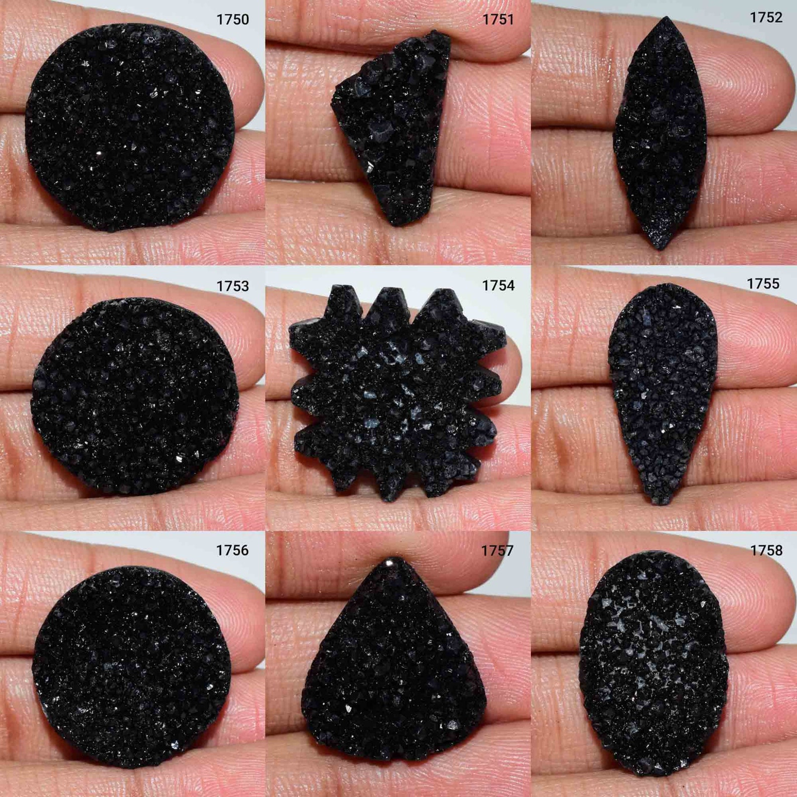 Awesome Black Agate Sugar Druzy Gemstone Black Agate Sugar - Etsy UK