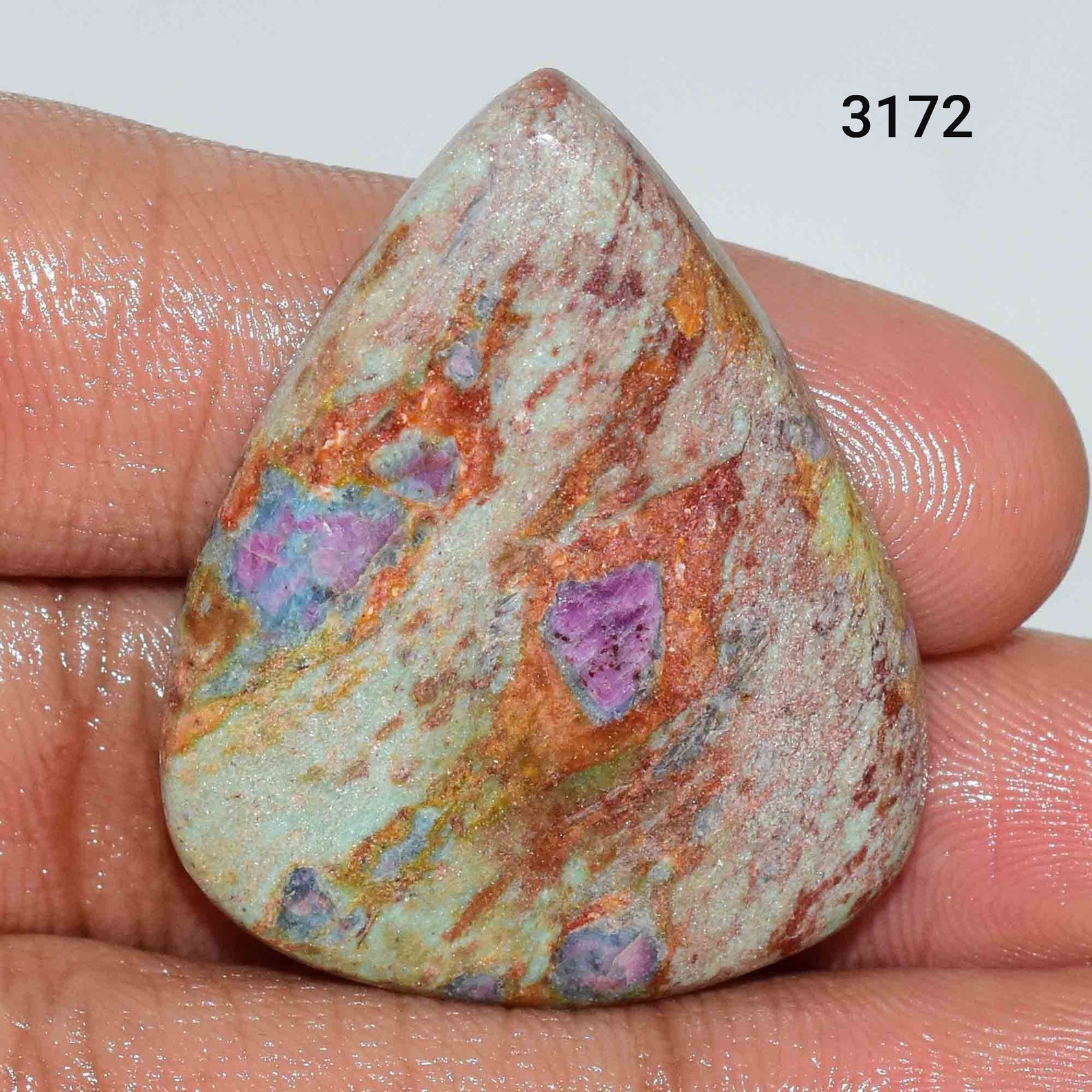 Natural AAA Ruby Zoisite Fuchsite Gemstone Ruby Zoisite - Etsy