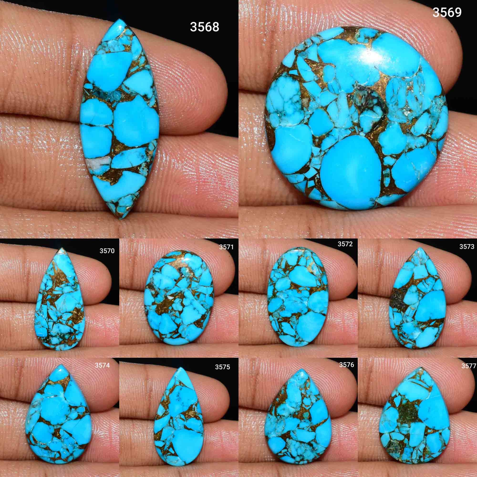 70% OFF Blue Mohave Turquoise Gemstone Mohave Blue Turquoise | Etsy