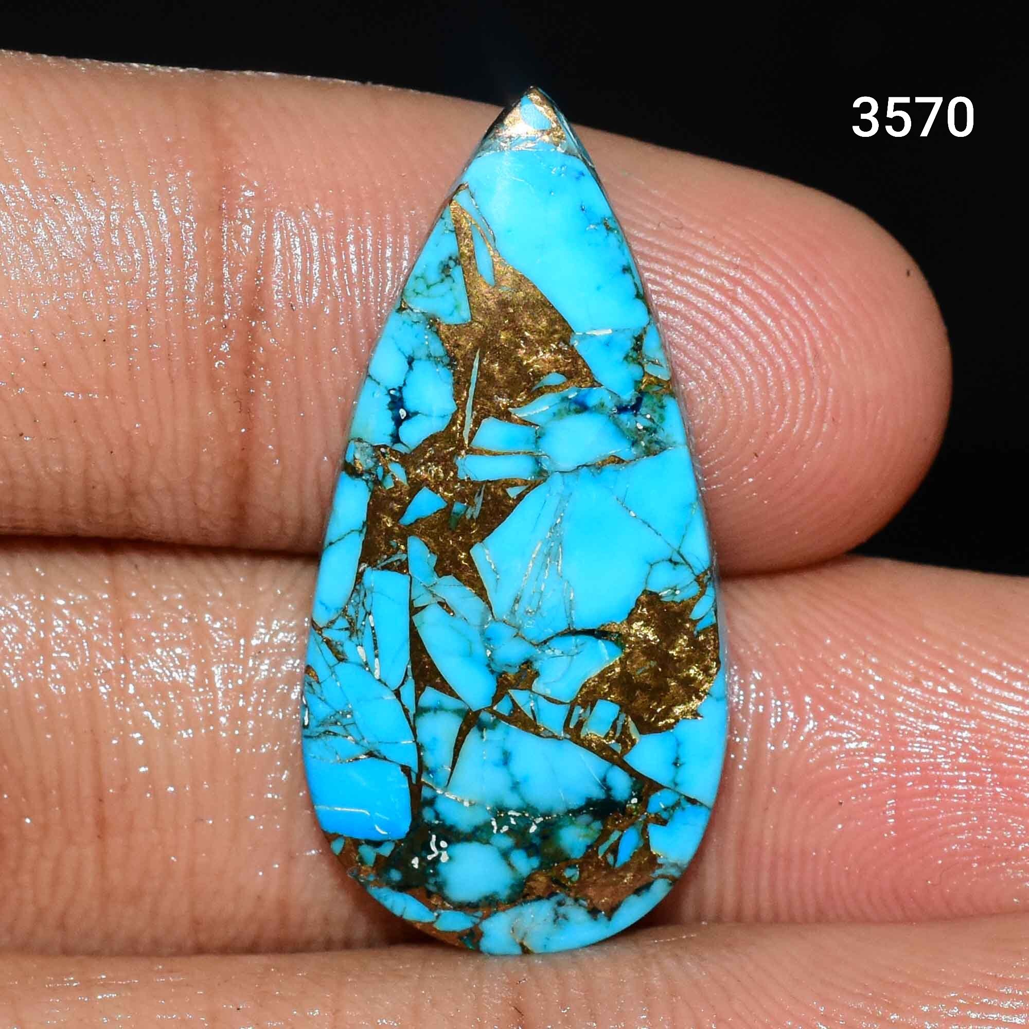 70% OFF Blue Mohave Turquoise Gemstone Mohave Blue Turquoise | Etsy