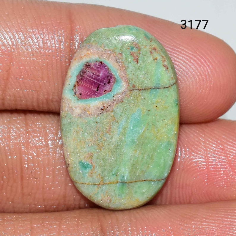 Natural AAA Ruby Zoisite Fuchsite Gemstone Ruby Zoisite - Etsy