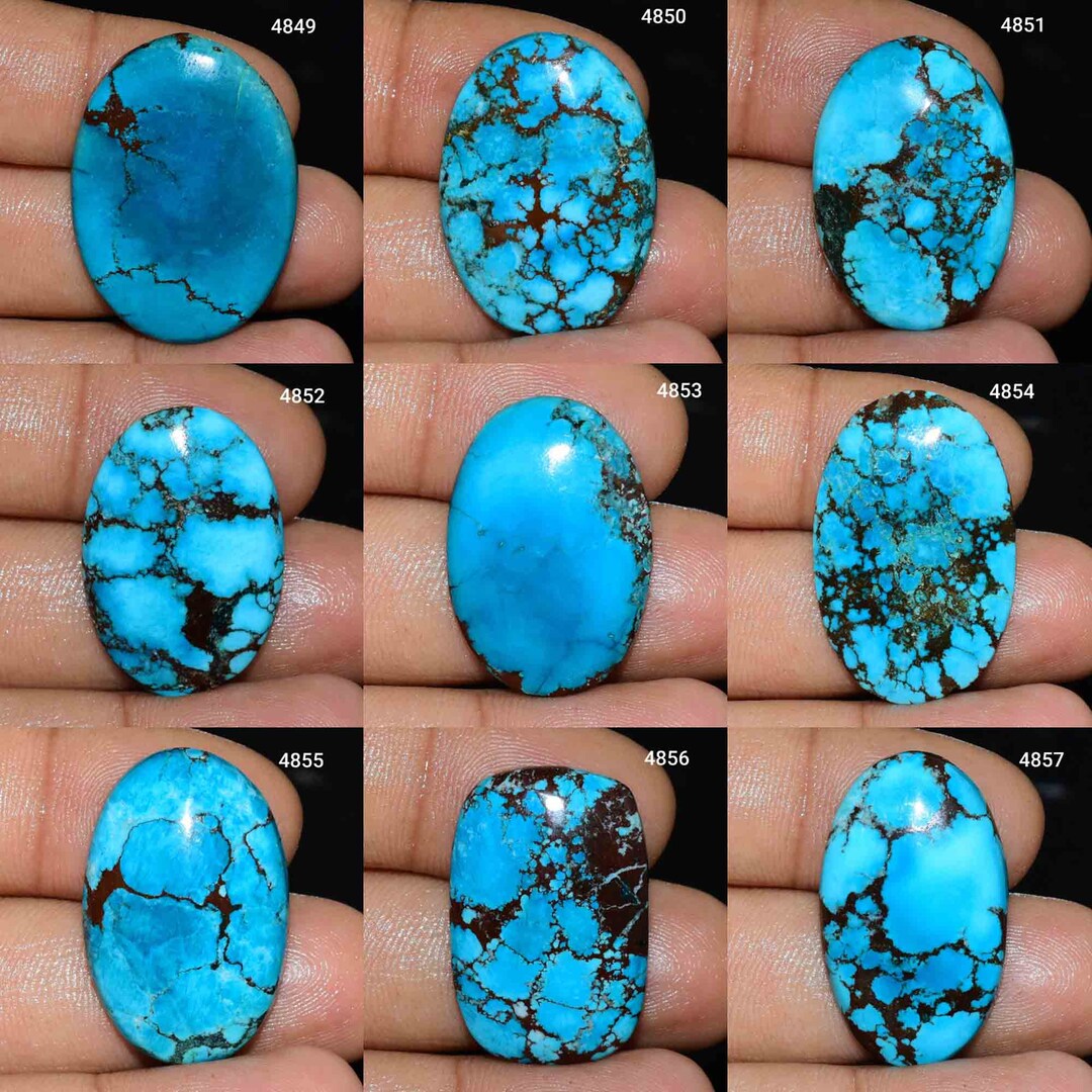 Awesome Designer Magnesite Turquoise Cabochon, Natural Magnesite ...