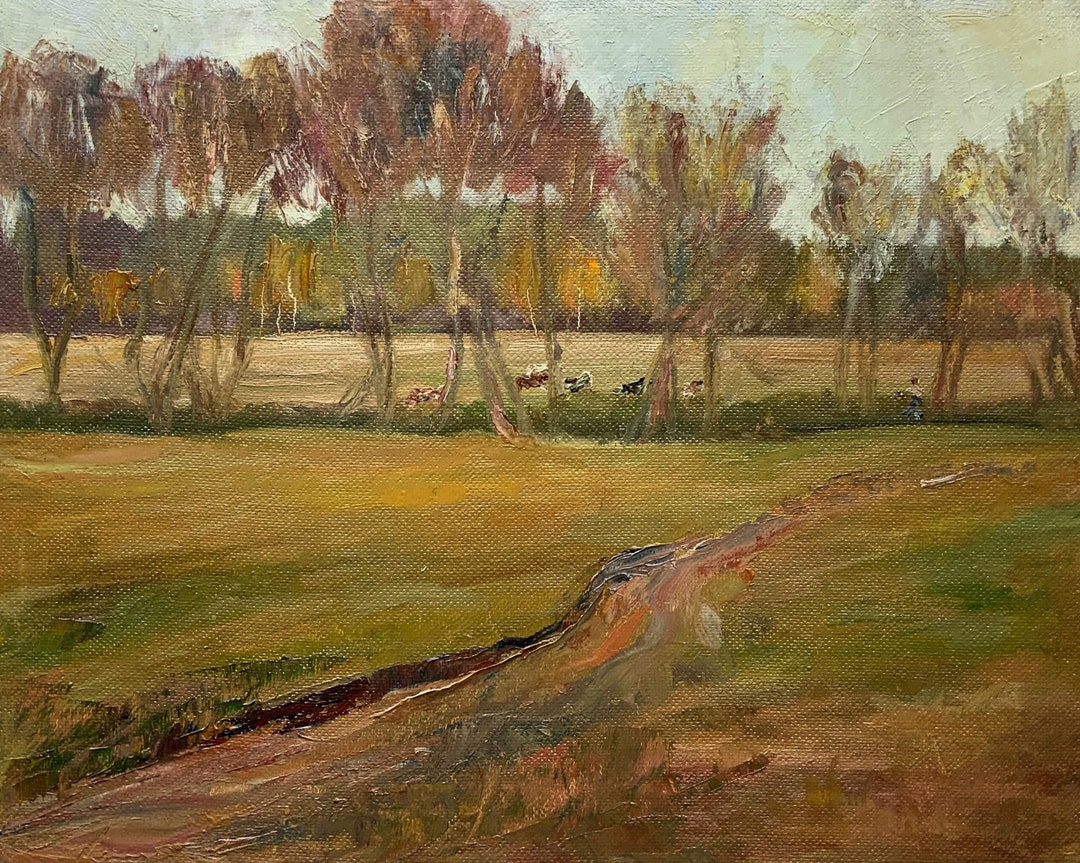 Vintage Original Oil Painting by Ukrainian Artist V.gnatyuk 1984, Oil ...