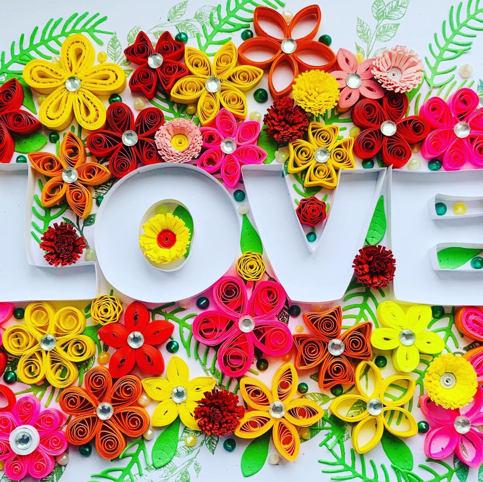 Floral Love Wall Art Frame | Etsy