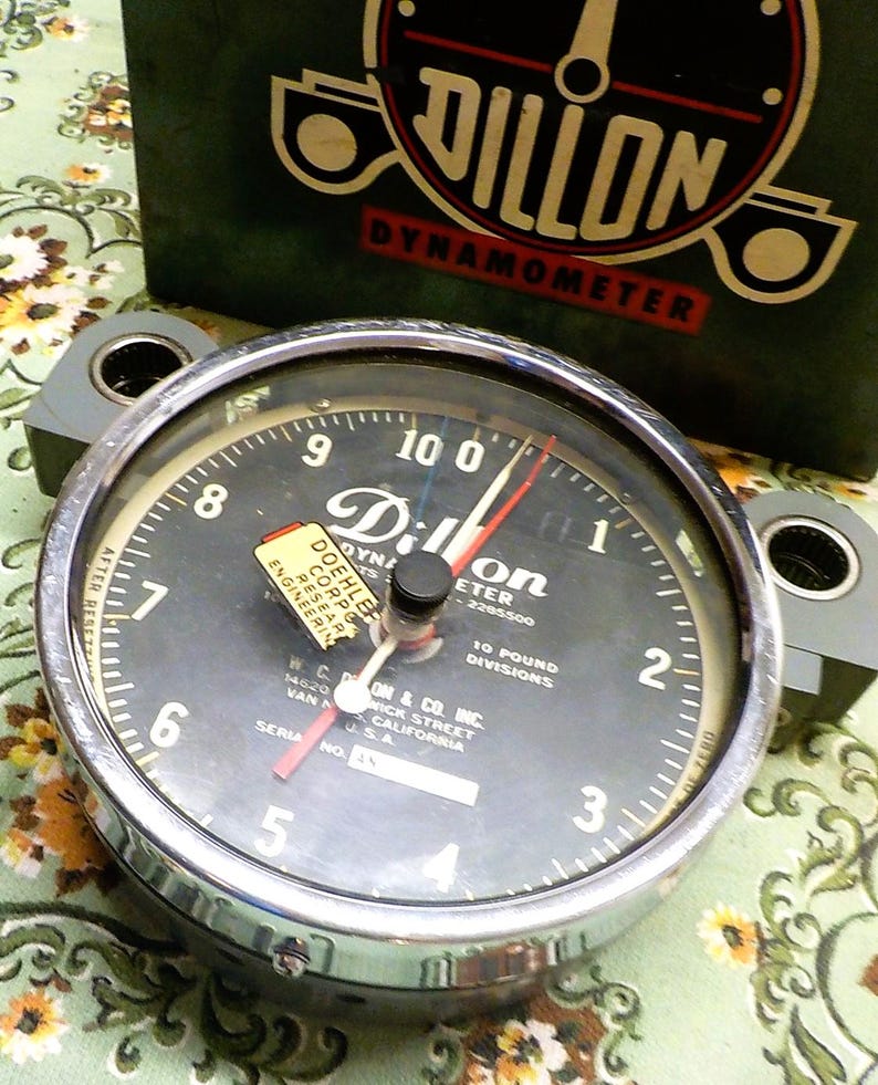 Dillon Mechanical Shackle Dynamometer 1000lb Cap 10lb Divisions W ...