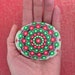 Mandala-stone Raspberry & Red I Handpainted Mandala Stone as - Etsy