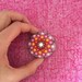 Mandala-stone Raspberry & Red I Handpainted Mandala Stone as - Etsy