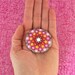 Mandala-stone Raspberry & Red I Handpainted Mandala Stone as - Etsy
