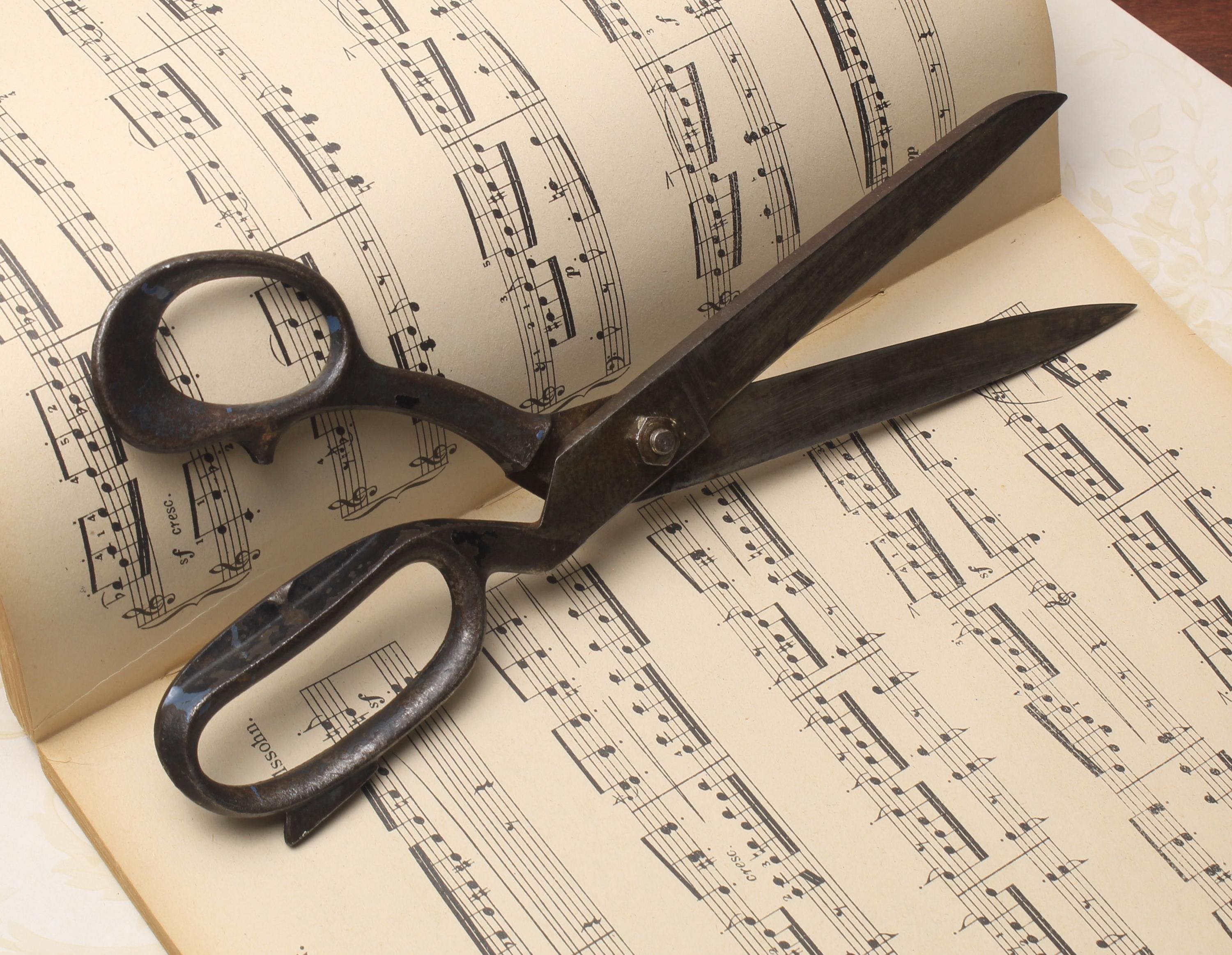 Vintage Solingen Steel Tailor Scissors: Large Dressmaking Shears - Etsy