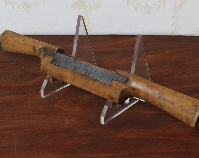 Antique Wooden Spokeshave, Edwardian Wooden Hand Tools - Etsy