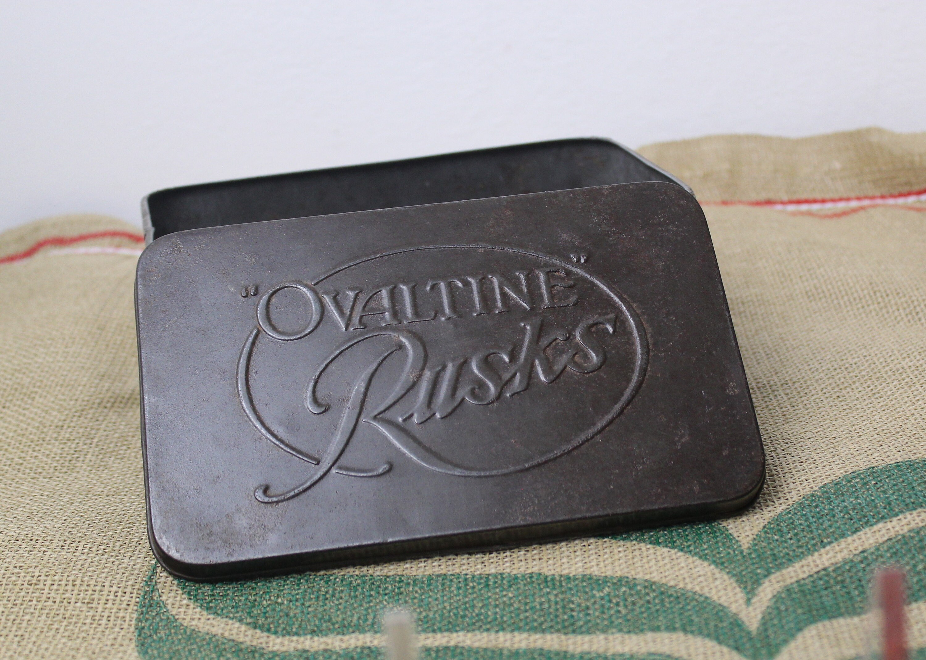 Vintage Ovaltine Rusk Tin - Etsy