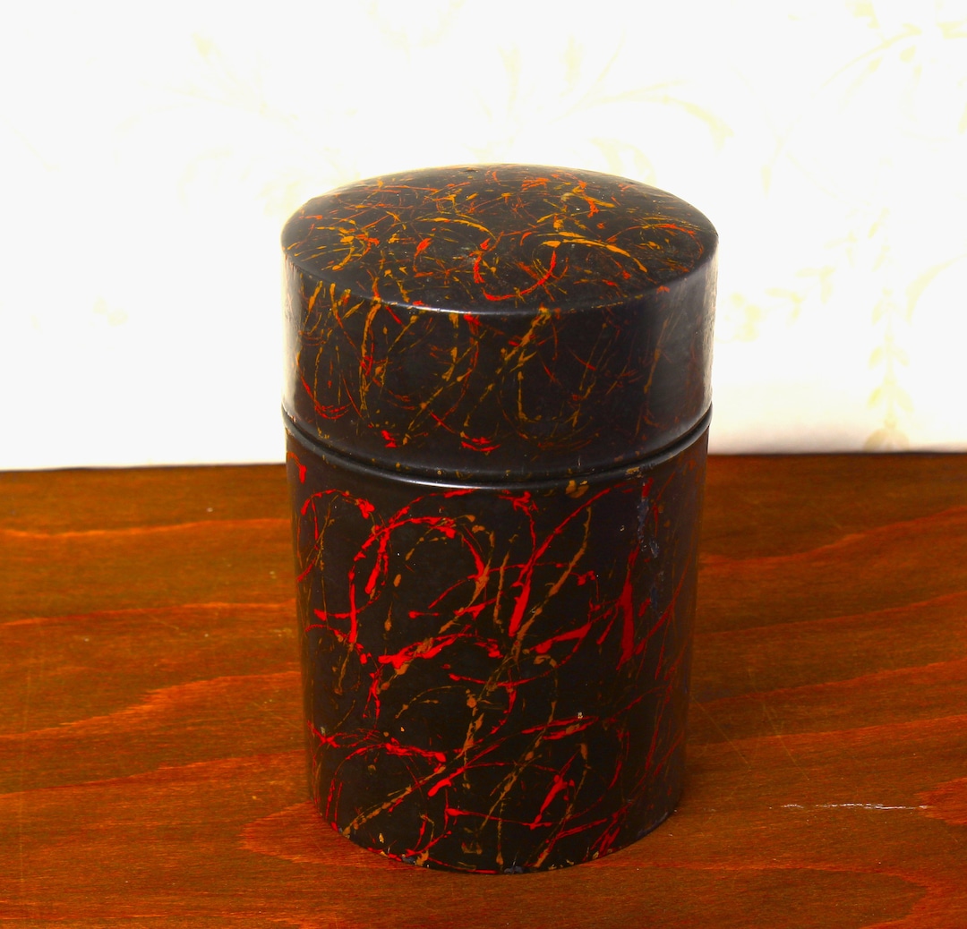 Middle Eastern Lacquer Container - Etsy