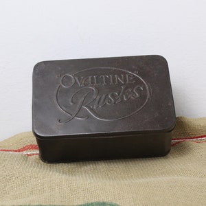 Vintage Ovaltine Rusk Tin - Etsy