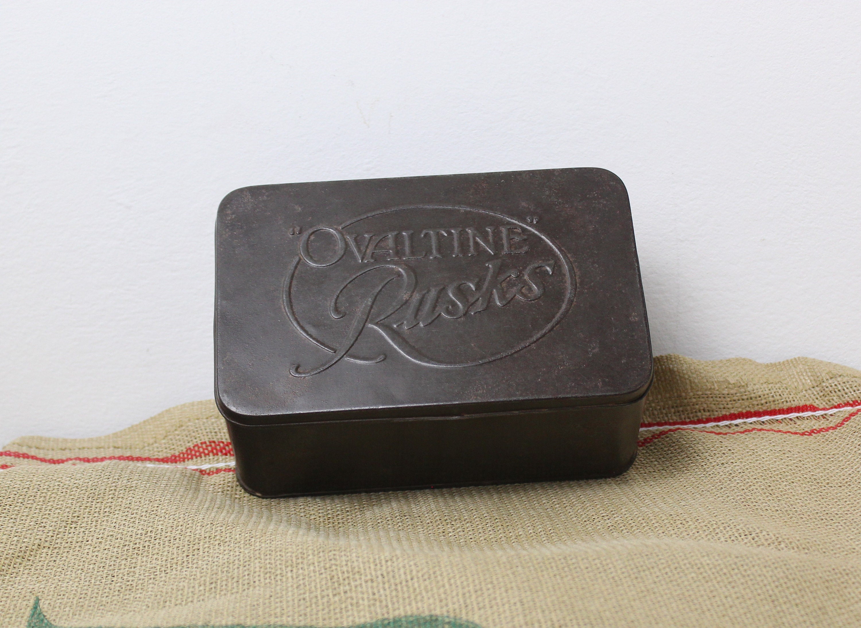 Vintage Ovaltine Rusk Tin - Etsy