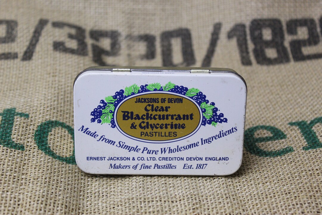 Jacksons of Devon Tin - Vintage Pharmacy Tin - Etsy