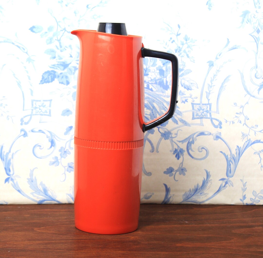1970s Red Thermos Flask, - Etsy