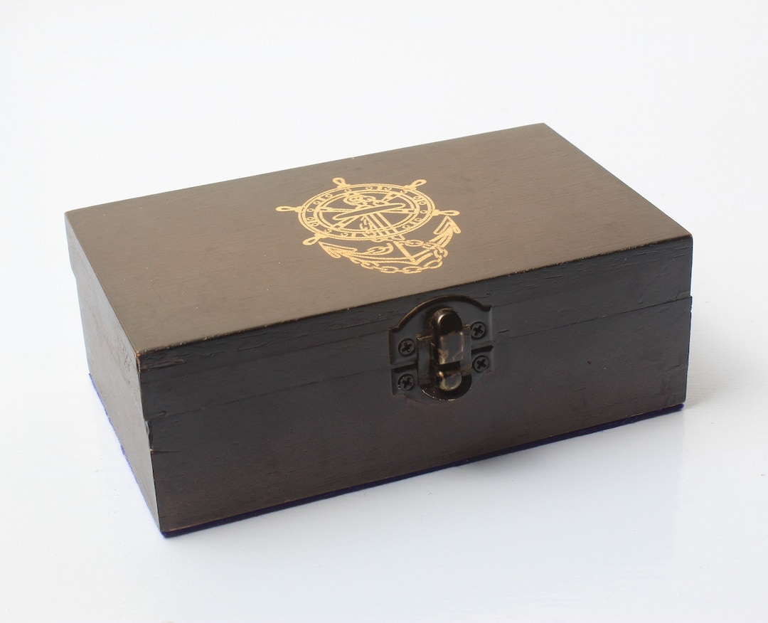 Nautical Wooden Box - Etsy