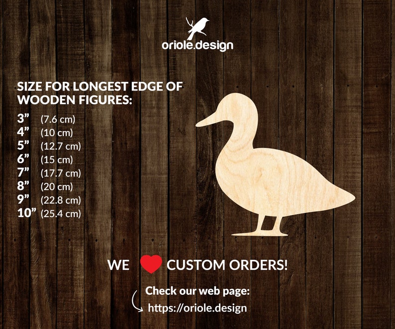 Laser Cut Wood Duck Cutout Duck Anchor Decor Duck Wall - Etsy